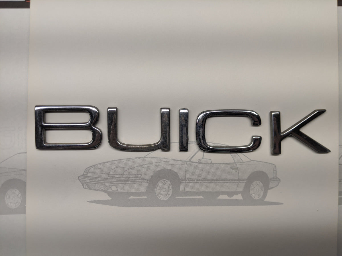 BUICK Tail Light Letters – East Coast Reatta Parts