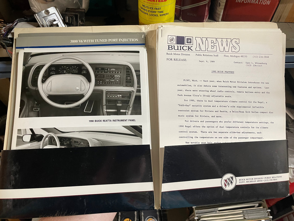 1990 Press Kit – East Coast Reatta Parts